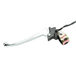 Brake Lever/Stop Switch Assembly with Mirror Mount - Chrome
